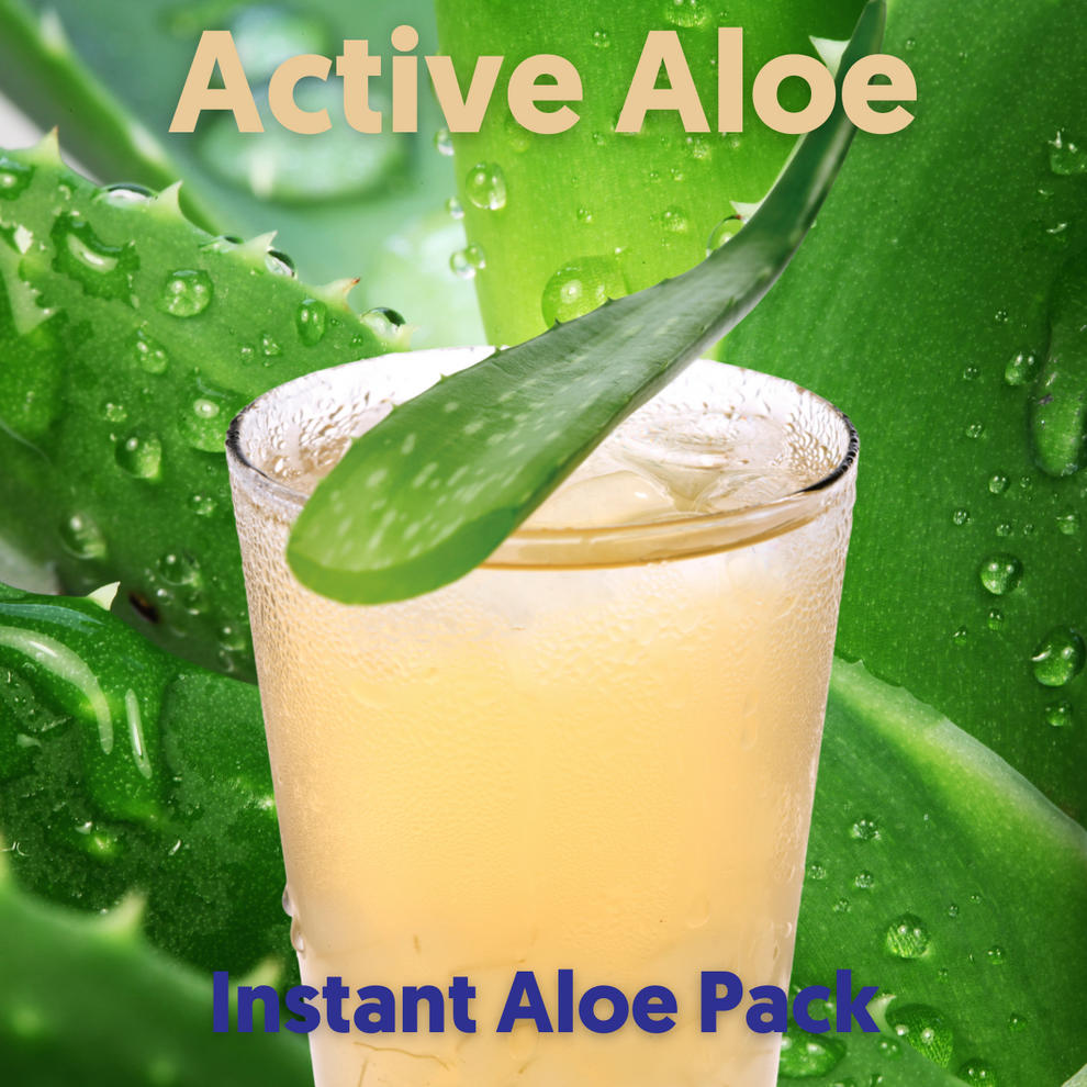 Organic ALOE Pack: Instant Active Aloe Mix, 2.52 Oz – GramZero